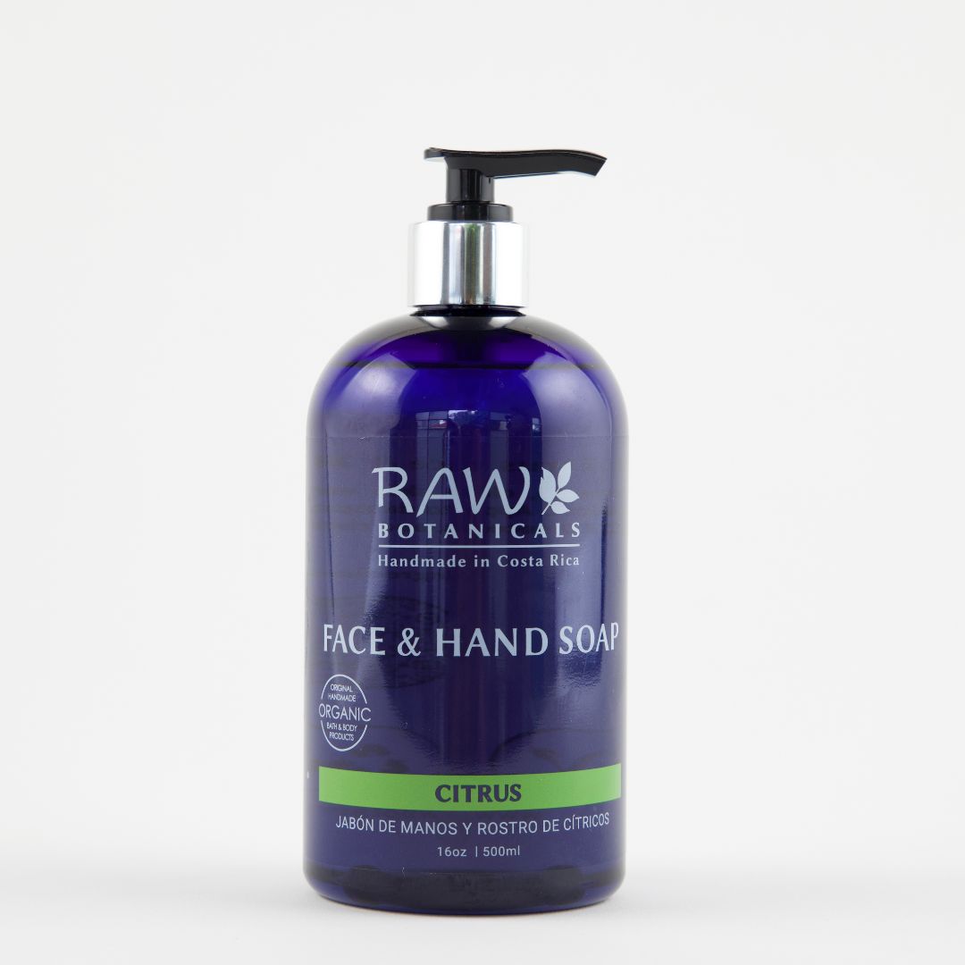 Citrus Face & Hand Soap – Raw Botanicals